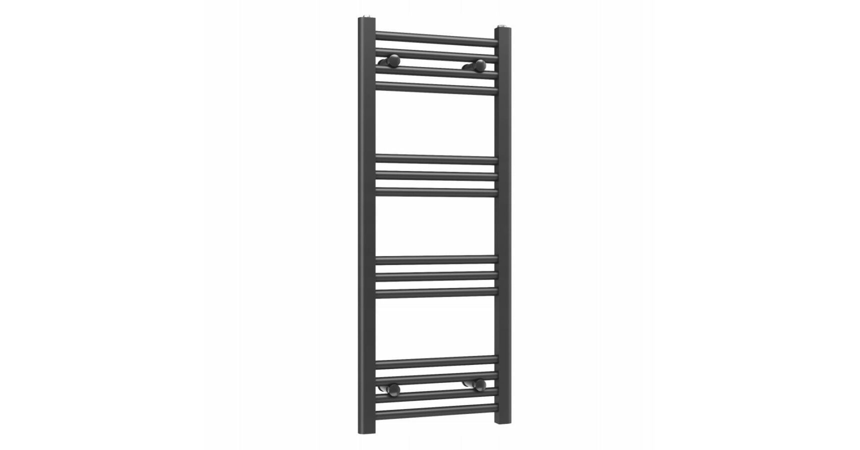 Törölközőszárító radiátor, Basic 40cm x 100cm, fekete